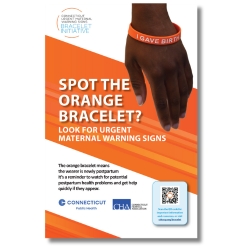 11x17 Bracelet Initiative poster - orange | Connecticut Hospital ...