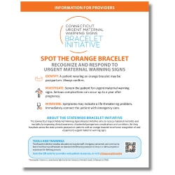 Connecticut Urgent Maternal Warning Signs Bracelet Initiative ...