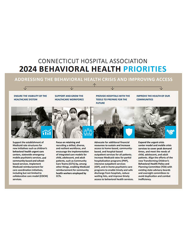 2024 Advocacy Priorities: Behavioral Health | Connecticut Hospital ...